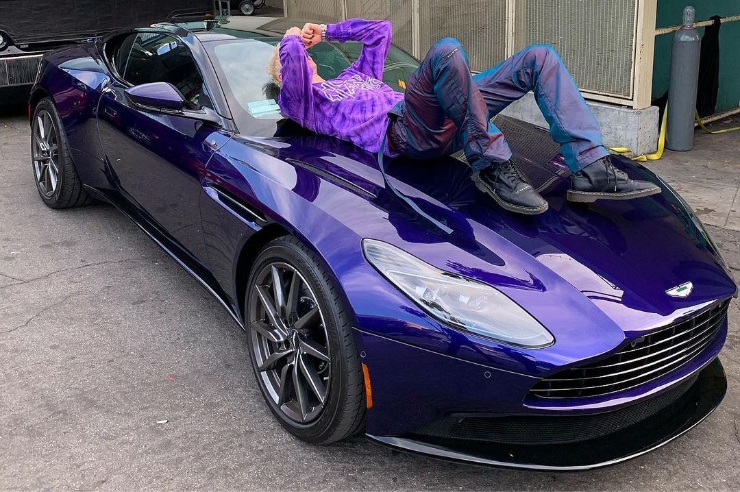 Machine Gun Kelly Can Now Drive His Purple Aston Martin Again