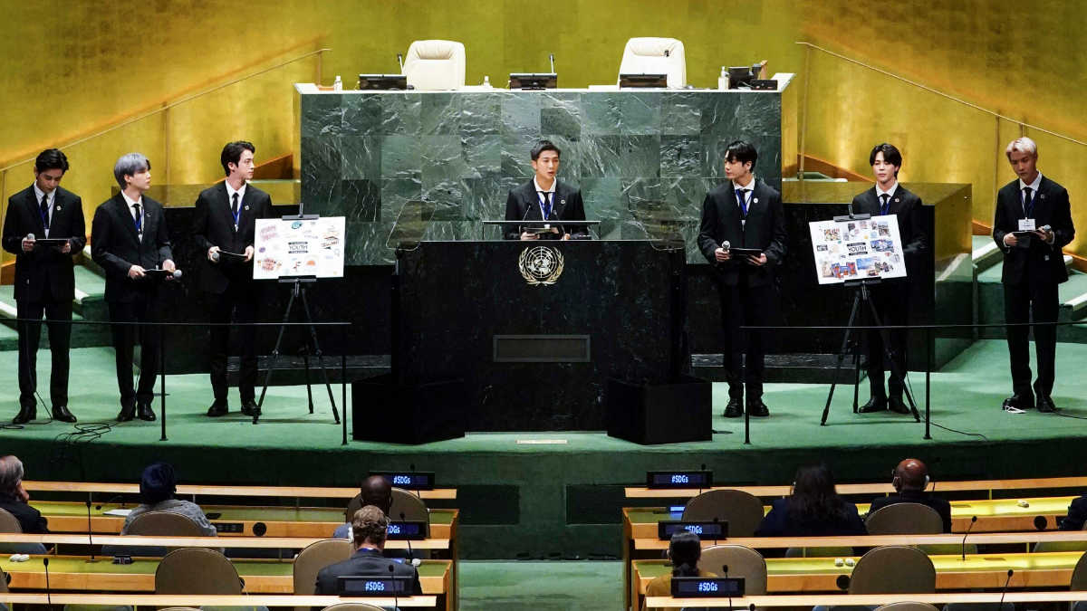 BTS Delivers Speech And Performs At 76th UN General Assembly