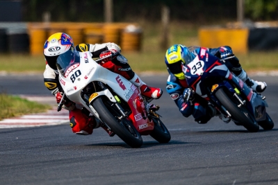 INMRC: Rajiv Sethu Impresses With Podium Finish For IDEMITSU Honda SK69 ...