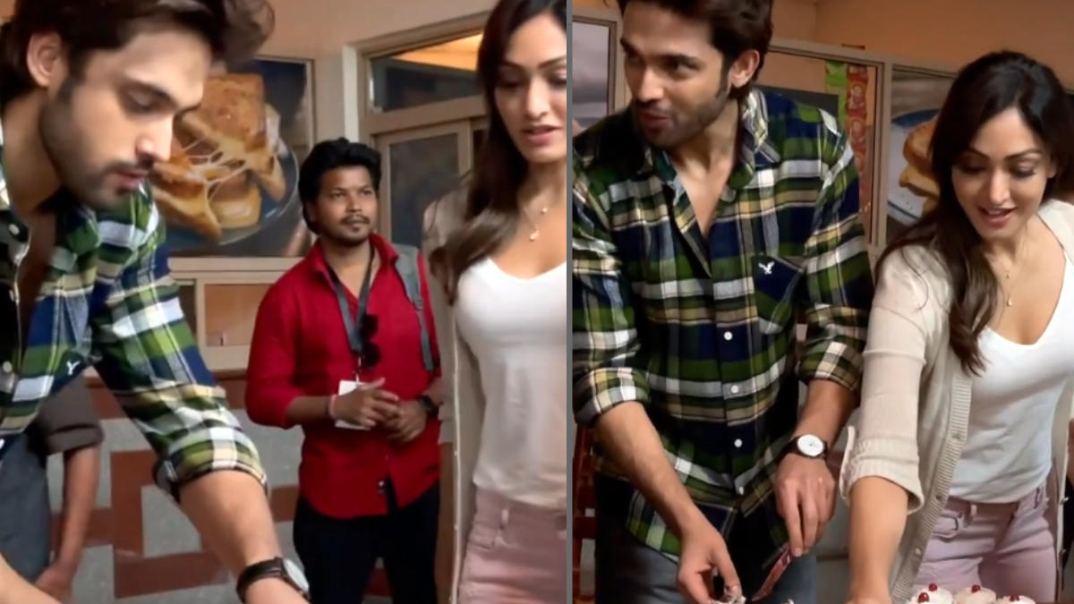 Parth Samthaan Celebrates His Birthday On The Sets Of His Upcoming Film ...
