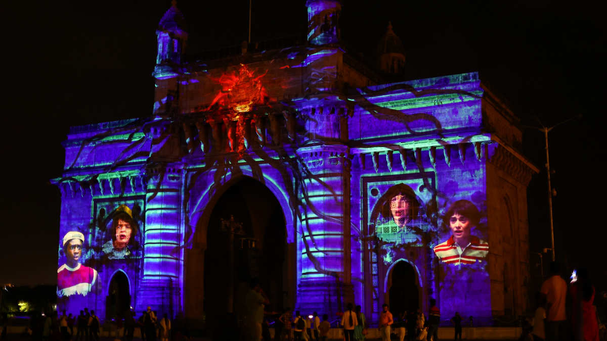 Gateway Of India Celebrates The Launch Of Stranger Things 4 Vol. 1