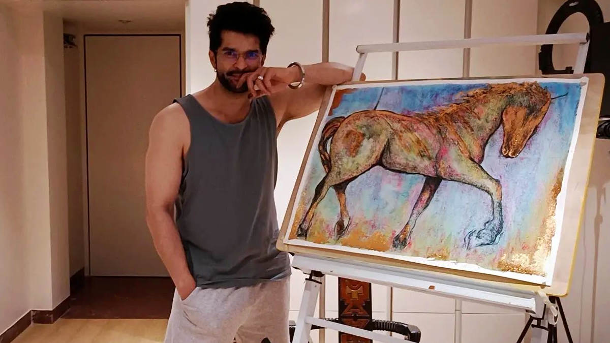 Raqesh Bapat Unveils His First Painting, Will Dedicate It To His Father