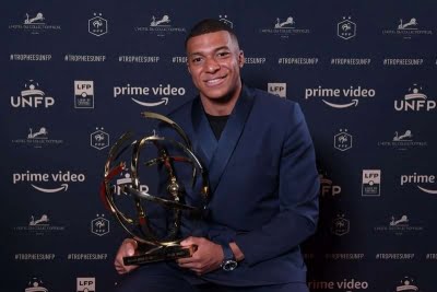 French League: PSG Star Mbappe Wins Best Player Award For 3rd Time ...