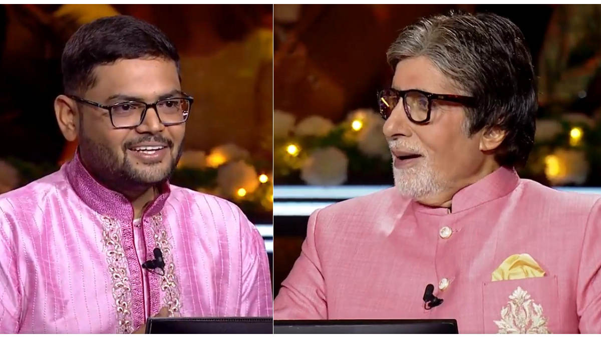 Amitabh Bachchan Gets 'Thaggu Ke Laddoo' From 'KBC 14' Contestant