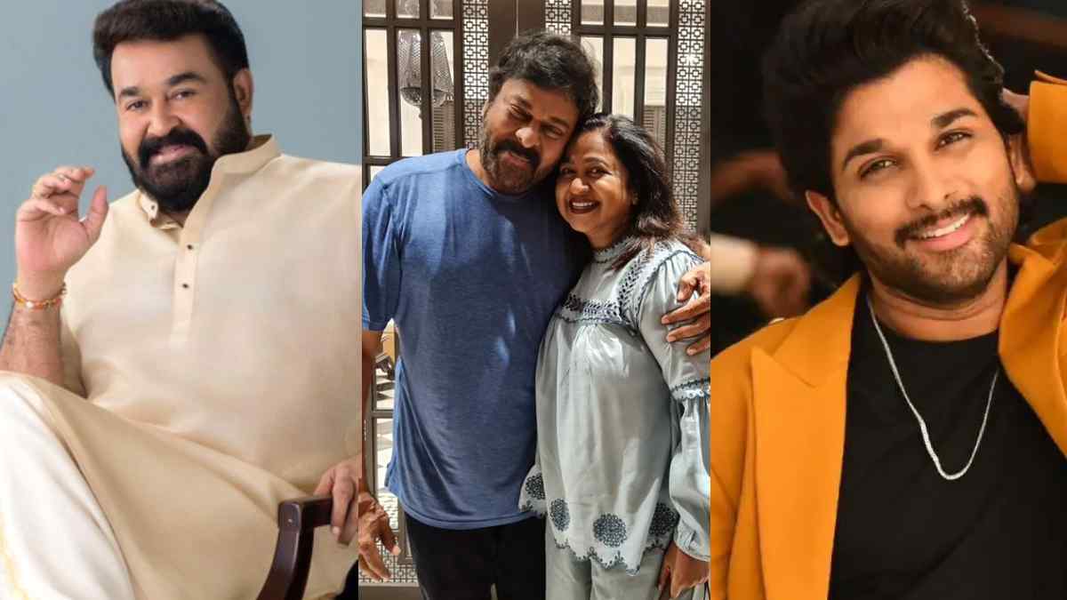 Mohanlal, Mahesh Babu, Allu Arjun, Dulquer Salmaan Wish Chiranjeevi Happy B'day