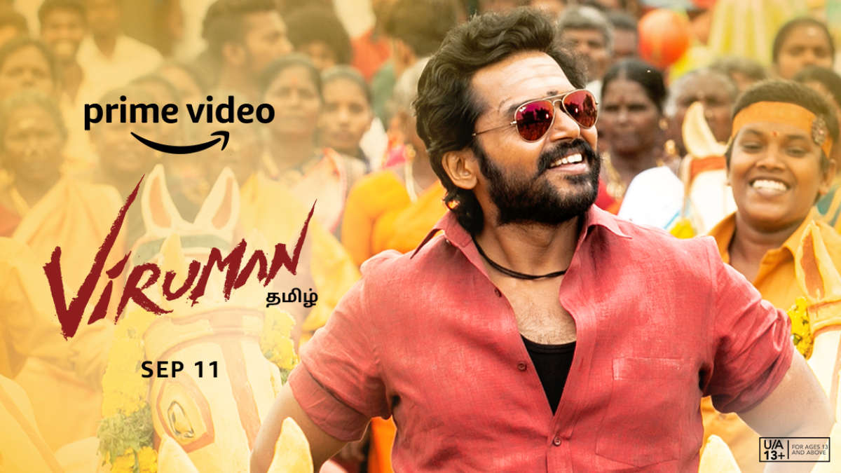 Karthi, Aditi Shankar, Prakash Raj Starrer Tamil Film 'Viruman' Digital ...
