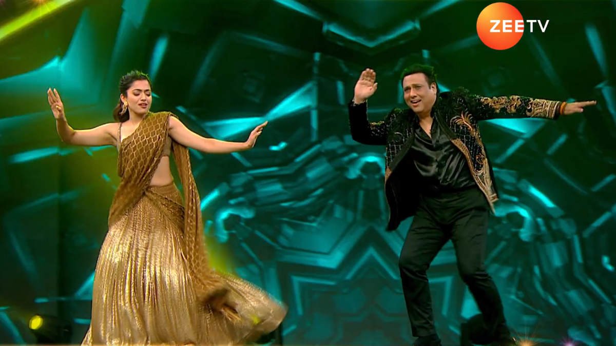 Rashmika Mandanna Dances With Govinda On 'Saami Saami'