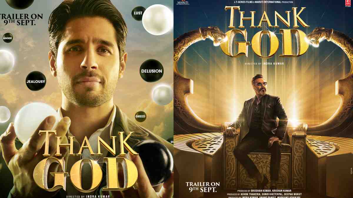 'Thank God' Makers Drop Ajay Devgn, Sidharth Malhotra's Character Posters