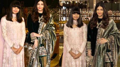 Aishwarya Rai Bachchan And Aaradhya Bachchan Flaunt Their Traditional ...