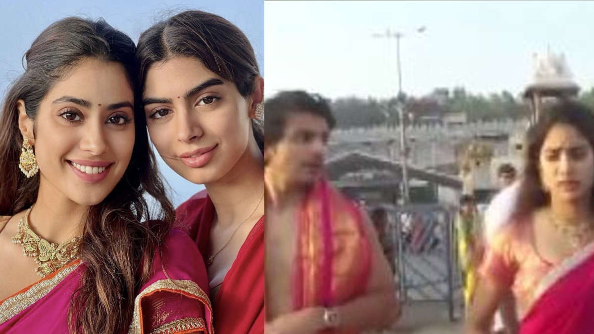 Janhvi Kapoor, Rumoured Beau Shikhar Pahariya Visit Tirupati Balaji Temple