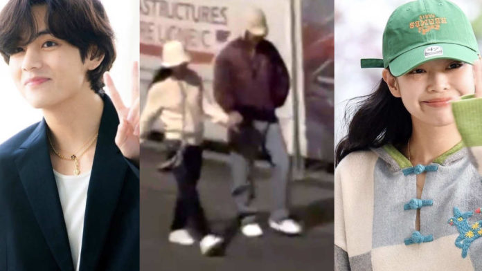 BTS V And BLACKPINK's Jennie Walking Hand In Hand On The Streets Of ...