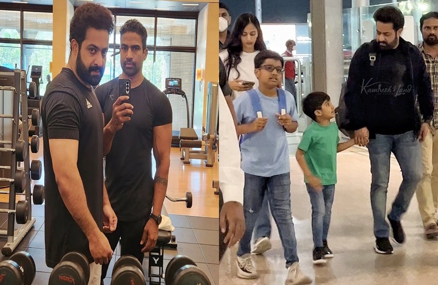 Jr NTR Off To Vacation With Family, But No Break For 'Devara' Workout ...