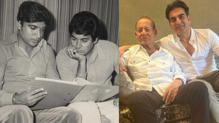 Arbaaz Shares Unseen Pictures Of Father Salim Khan With Javed Akhtar And Salman