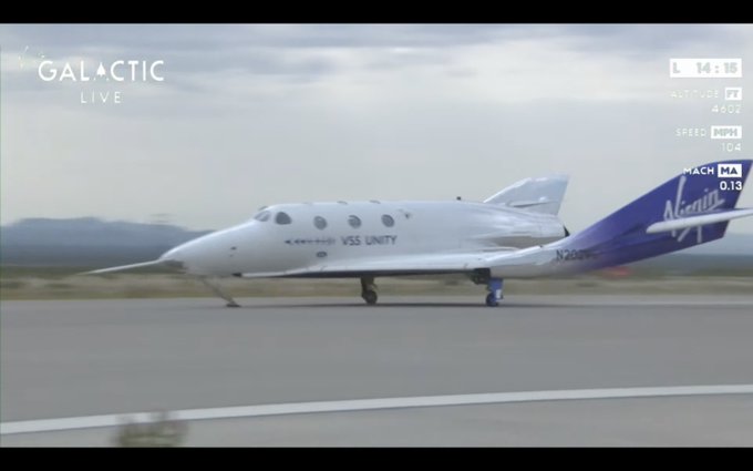 Virgin Galactic Aces First Commercial Space Flight Service On Thursday ...
