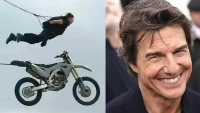 Tom Cruise Does Death Defying Bike Stunt In 'Mission Impossible - Dead ...