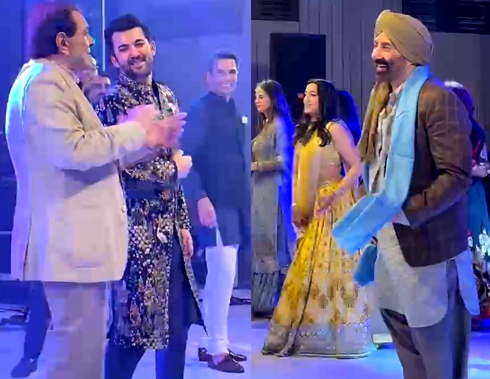 Sunny Deol Dances To His Iconic 'Main Nikla Gaddi Leke' At Son Karan's ...