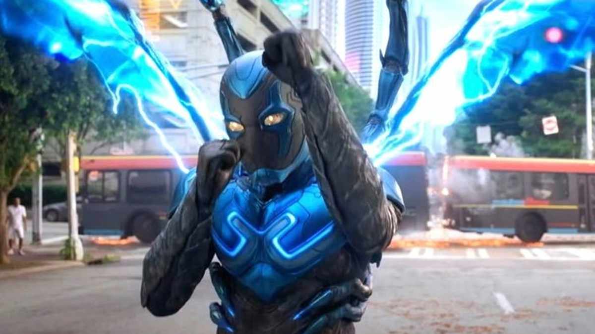 New ‘Blue Beetle’ trailer sees Jamie Reyes battle Indestructible Man ...