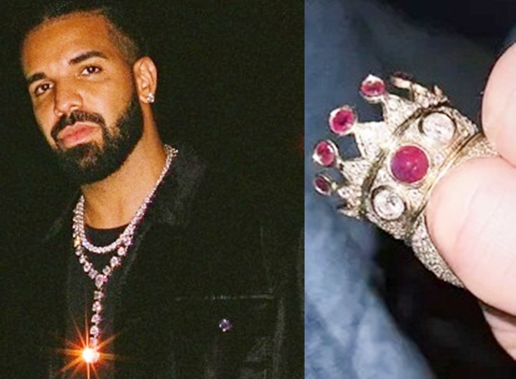 Drake Flaunts Tupac Shakur's Ring He Bought For Over Rs 8 Crore At ...