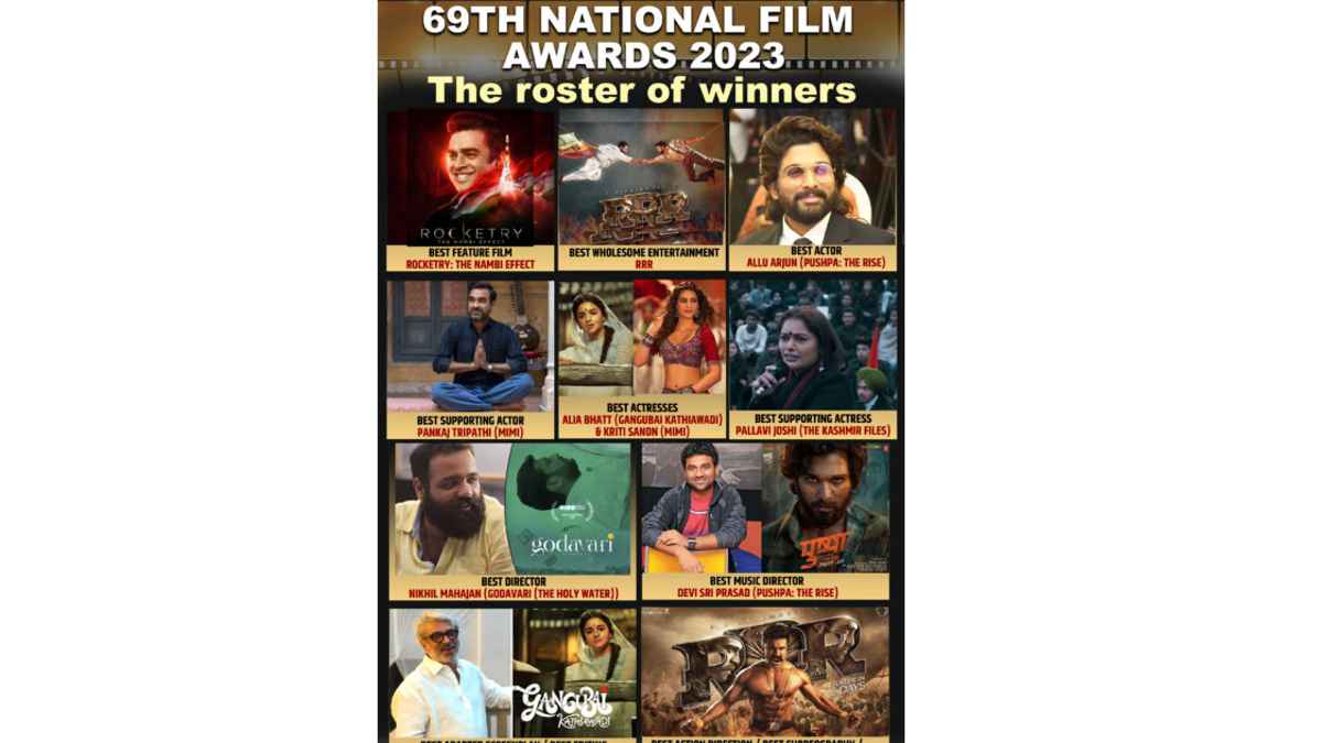 69th National Awards: ‘Rocketry’ Wins Best Film; ‘RRR’, ‘Gangubai ...