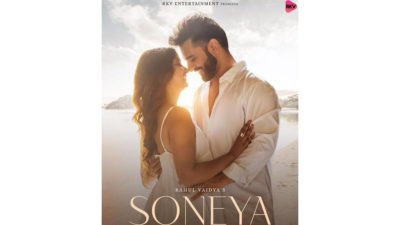 Soneya Poster Out: Rahul Vaidya And Jiya Shankar Twinning In White Outfits