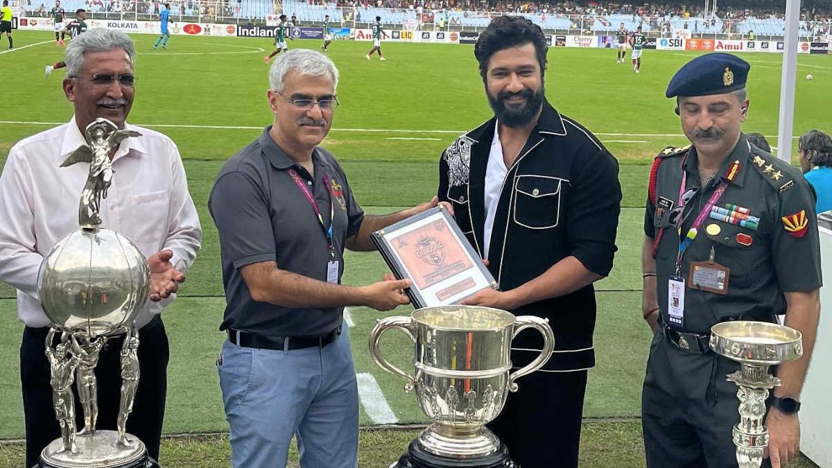 In Sam Bahadur's Footsteps, Vicky Kaushal Attends Durand Cup Match In ...