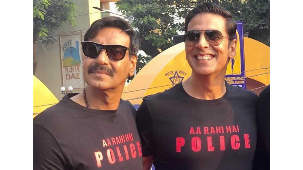 Ajay Devgn Wishes Akshay Kumar A Happy B'day, Asks People To Contact Him For 'rescue' | Glamsham