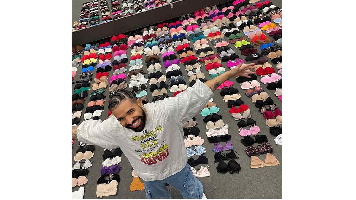 Drake Shares Picture Of Bras Thrown At Him At Gigs | Glamsham