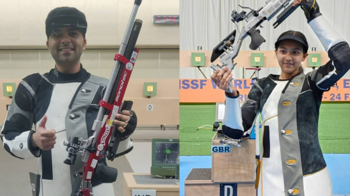 Asian Shooting C'ships: Arjun Babuta, Tilottama Sen Paris Olympic Quota ...