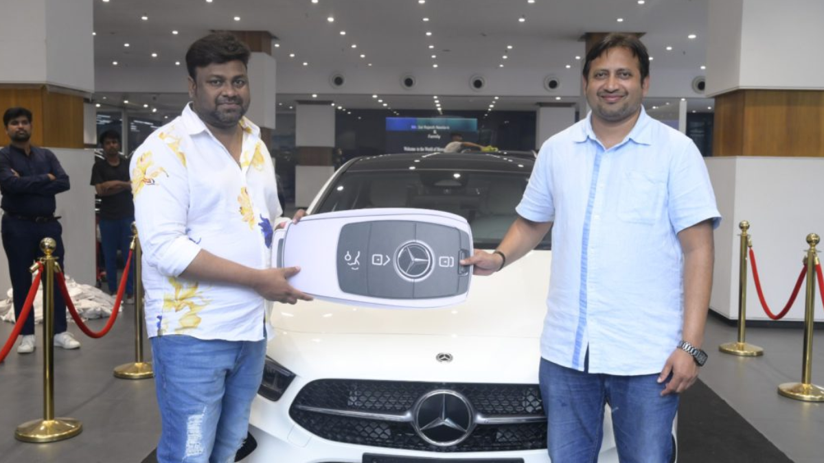 Blockbuster Producer SKN Gifts Mercedes Benz To Cult Blockbuster 'Baby ...