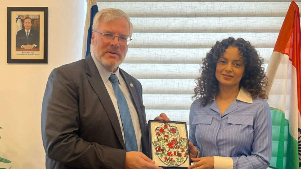 Kangana Ranaut Meets Israel's Ambassador Naor Gilon: 'Our Hearts Are ...