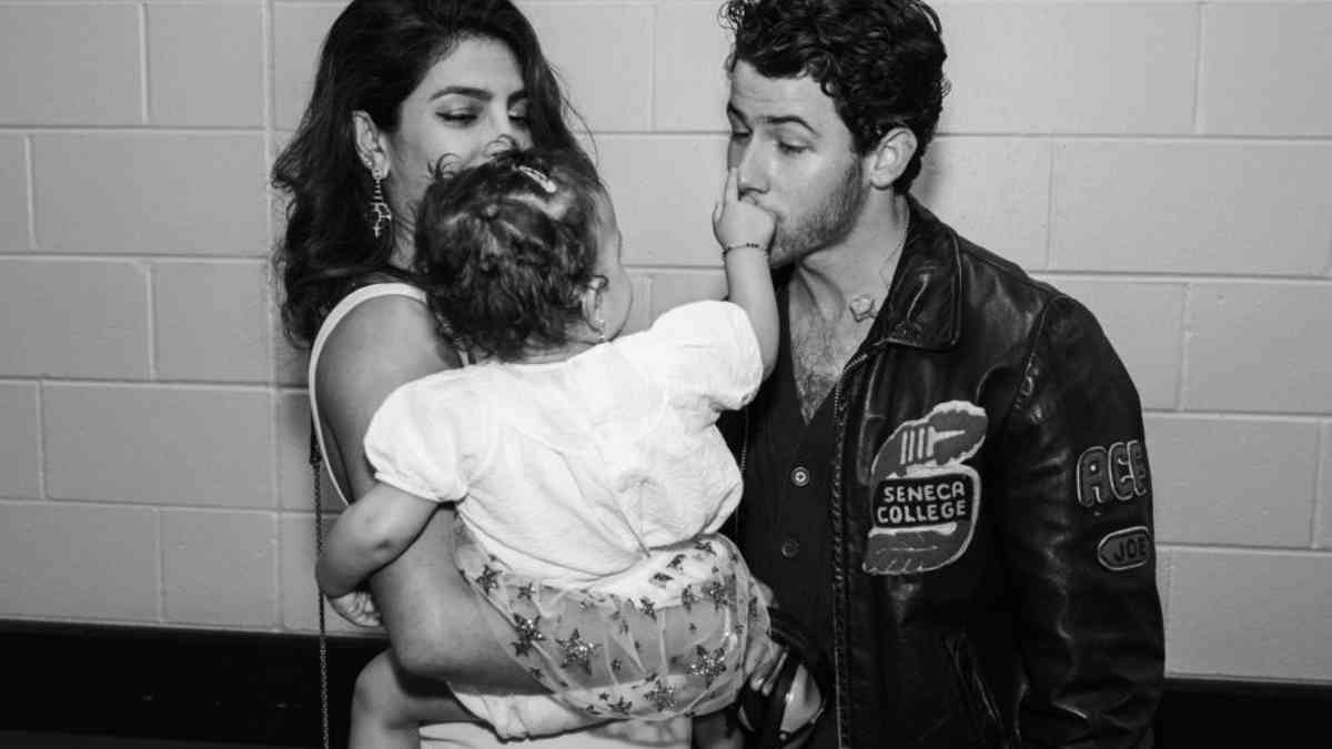 Nick Jonas Posts Family Photos Of Daughter Malti Marie Chopra Jonas And ...