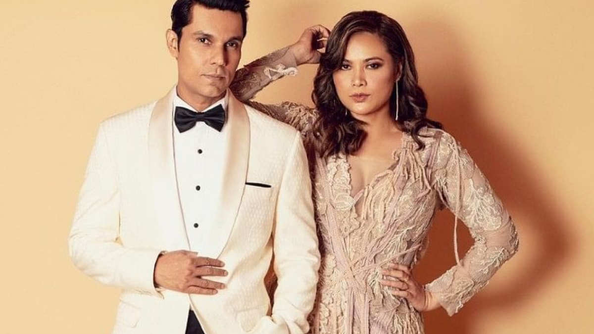 Randeep Hooda, Wife Lin Laishram Make 1st Public Appearance In Mumbai ...