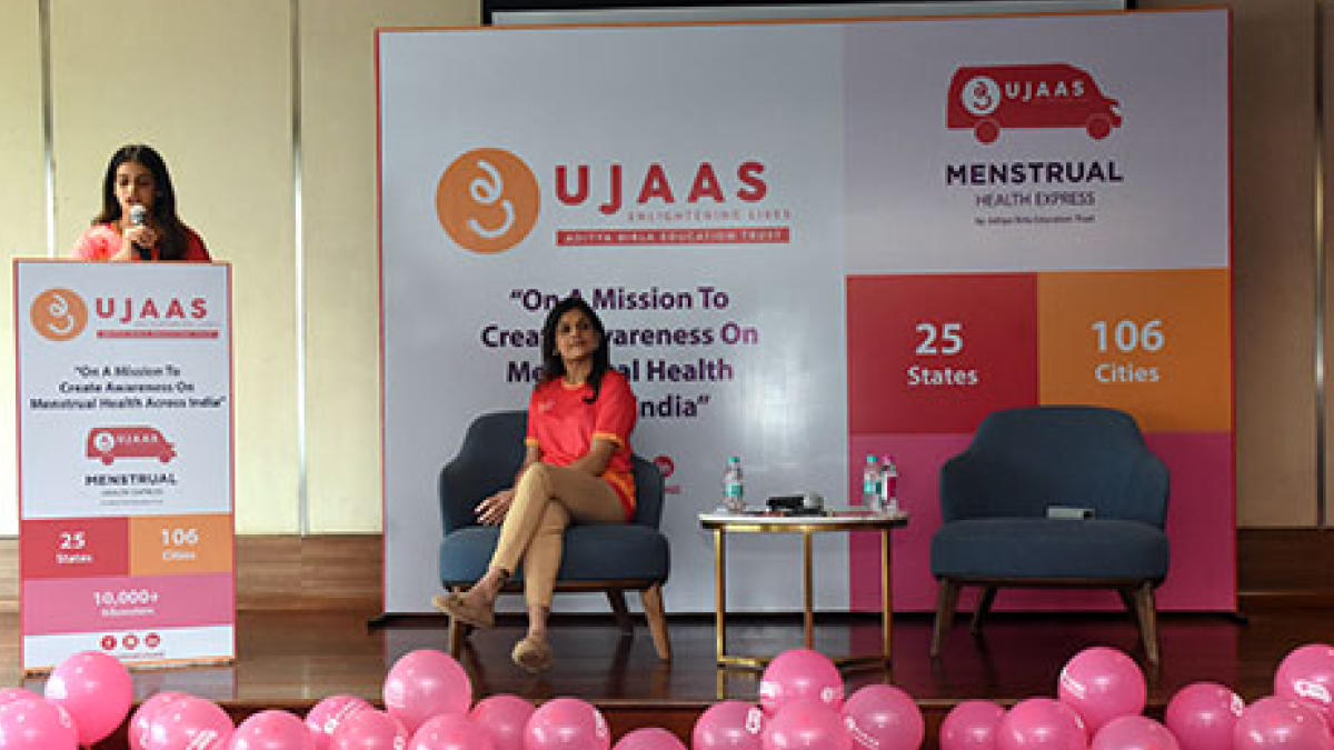 Ujaas Launches Menstrual Health Express | Glamsham