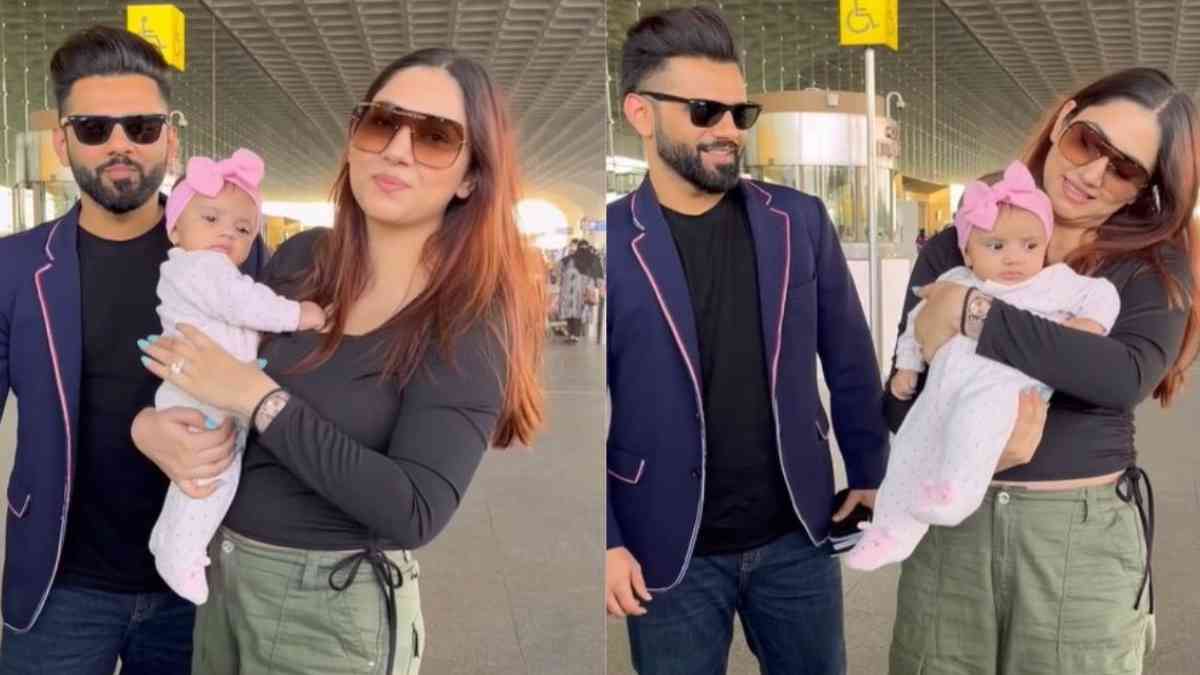 Rahul Vaidya, Disha Parmar Reveal Daughter Navya’s Face, Melt Hearts ...