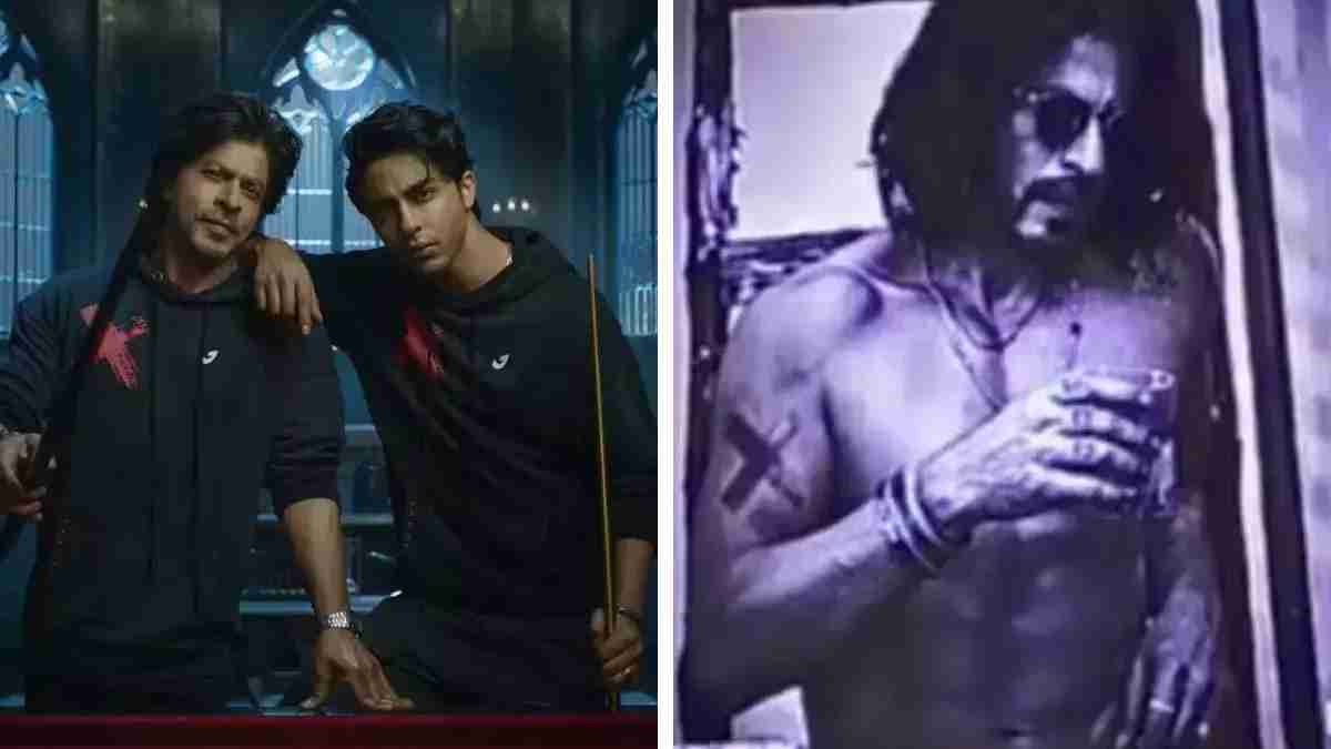 Shah Rukh Khan Flaunts Ripped Physique As He Goes Shirtless In Aryan Khan's Ad | Glamsham