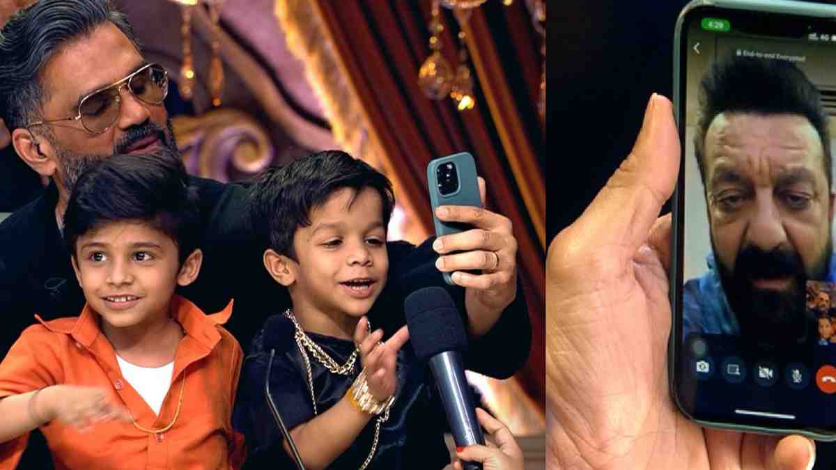 Suniel Shetty Video Calls Sanjay Dutt After Being Floored By 'Dance ...