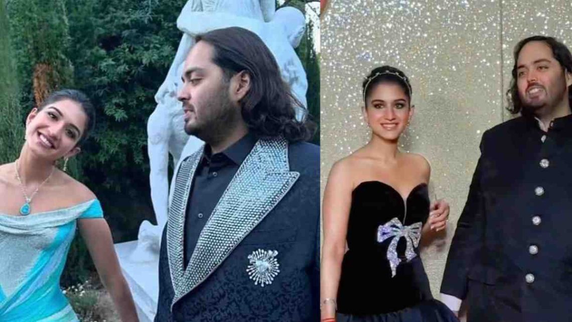 Radhika Merchant Shines In A Stunning Blue Gown Looks Like A Disney ...