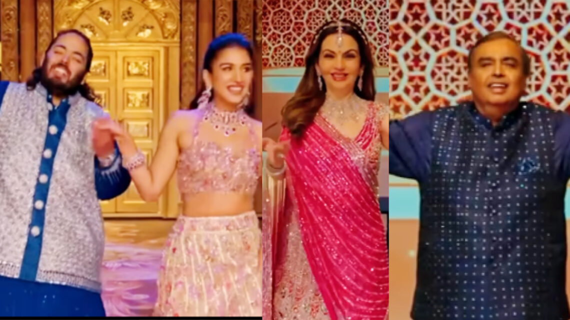 Ambani Family Flaunt Their Dance Moves On 'Deewangi Deewangi' Song At Anant-Radhika's Sangeet ...