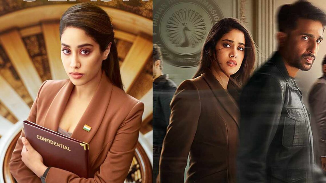 Janhvi Kapoor Flaunt Her Boss Lady Look In Ulajh Poster Along With ...