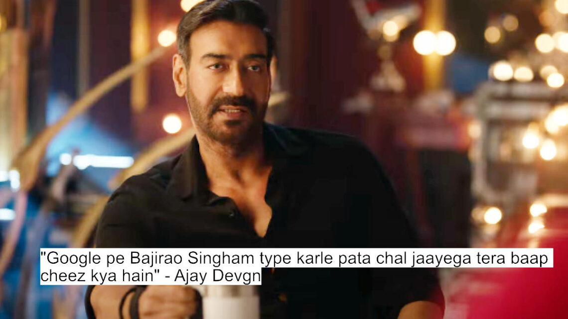 Singham Again Dialogues: Ajay Devgn, Deepika Padukone, Arjun Kapoor's ...