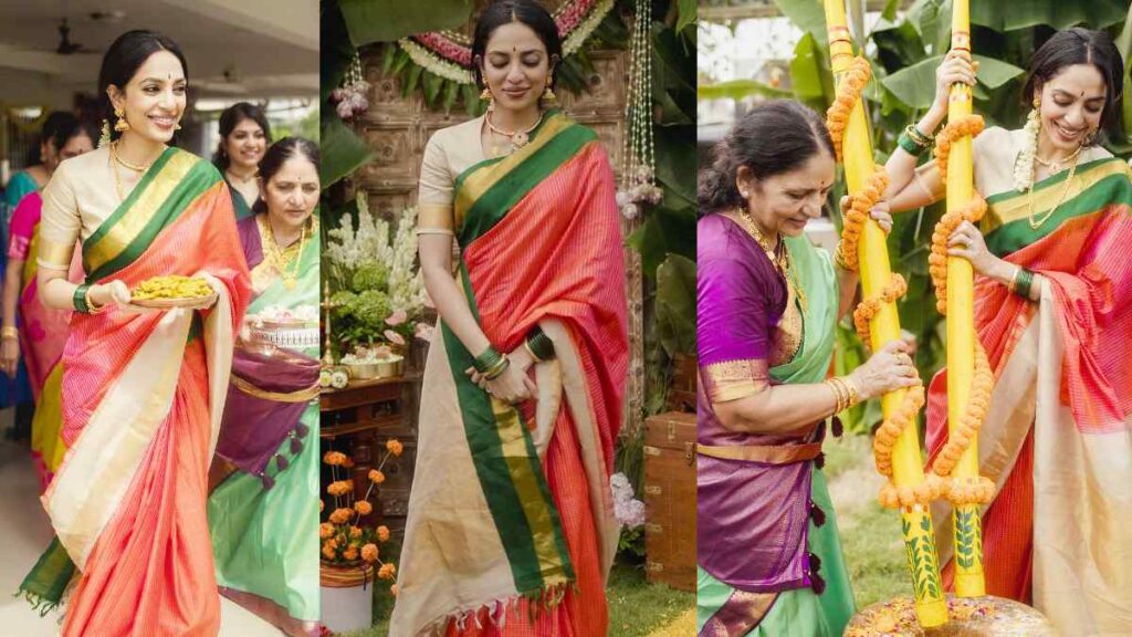 Bride To-Be Sobhita Dhulipala Glowing In Her Pre Wedding Festivities ...