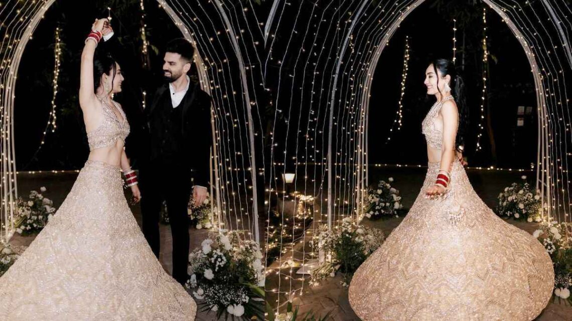 Surbhi Jyoti And Sumit Suri Flaunt Their Dreamy Reception Pictures ...