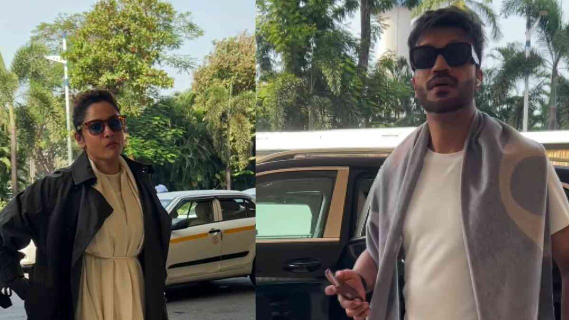 Ankita Lokhande And Vicky Jain Arriving At The Airport: Netizen Says ...