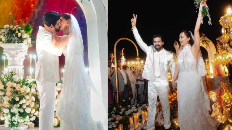 Keerthy Suresh And Antony Thattil Share A Passionate Kiss From Their White Wedding In Goa ...