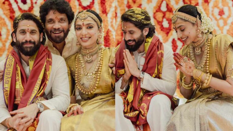 Naga Chaitanya And Sobhita Dhulipala Glowing In Their Wedding Pictures; Nagarjuna Akkineni Pens ...