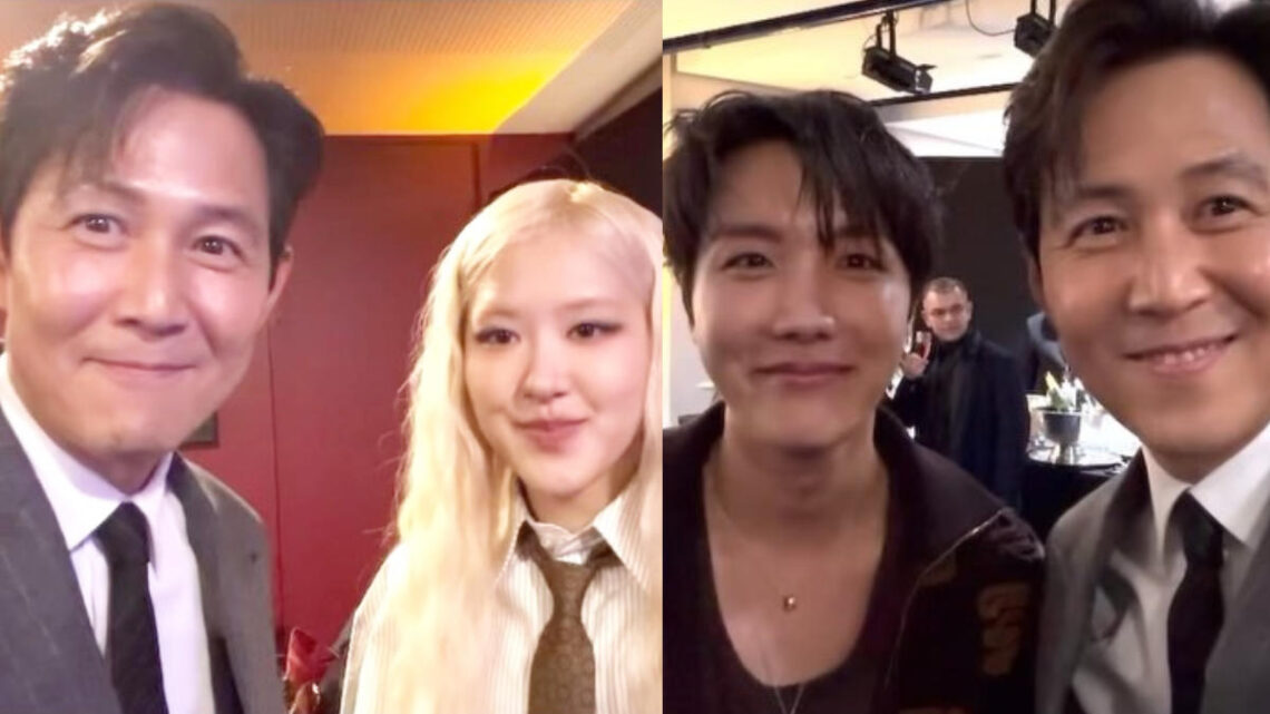 Lee Jung Jae Cheers For ROSE! Squid Game Star's Special Moment With BTS ...