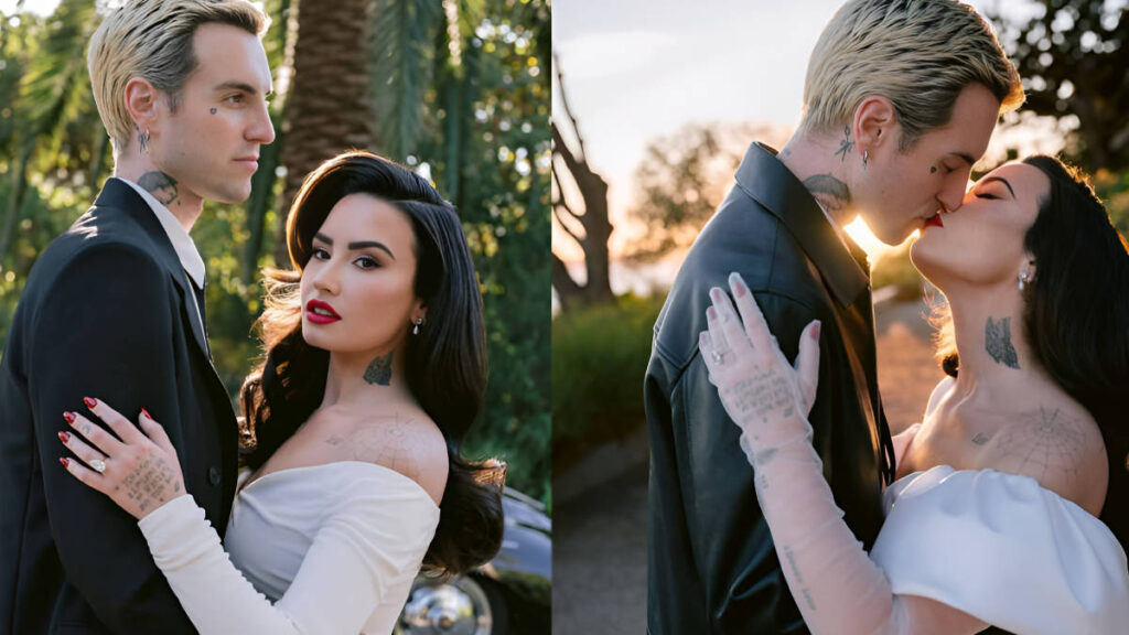Private Affair! Demi Lovato And Jordan Lutes's California Wedding - All ...