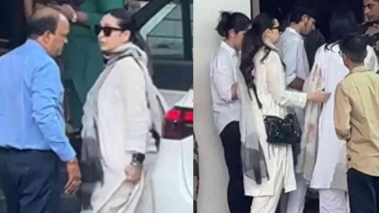 KARISMA KAPOOR'S LOVE KNOWS NO BOUNDS! Actress And Kids Attend Sunjay Kapur's Second Prayer Meet ...