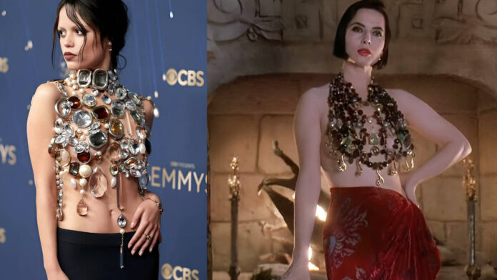 Jenna Ortega's See-Through Emmy Gown Is A Tribute To Isabella Rossellini's Timeless Style