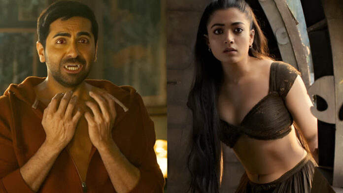 Ayushmann Khurrana And Rashmika Mandanna's Thamma Trailer Promises A Thrilling Ride | Glamsham ...